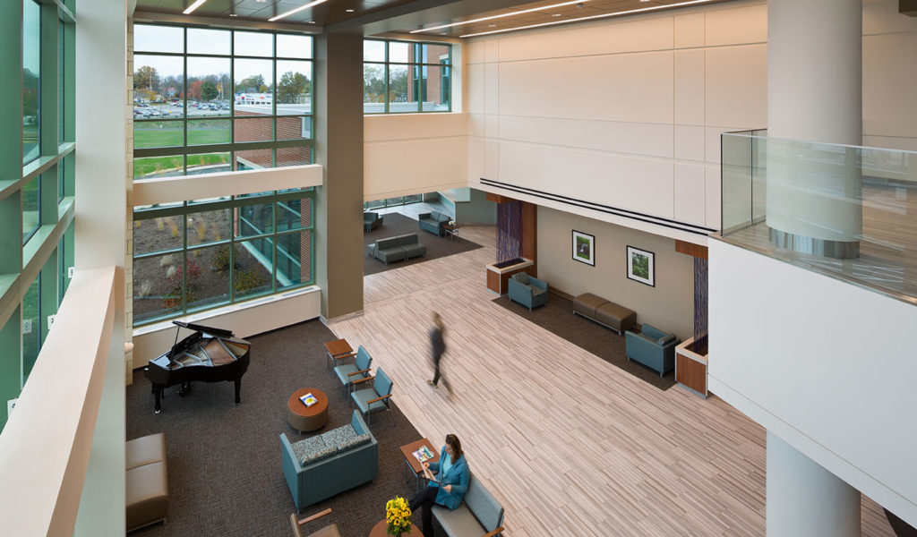 An Award-Winning Outpatient Pavilion Health Center Design Hasenstab Architects - Located in ...