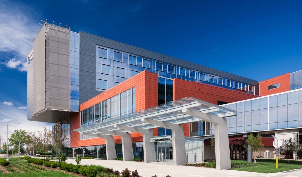 Patient Tower Exemplifies Modern Hospital Design Hasenstab Architects ...